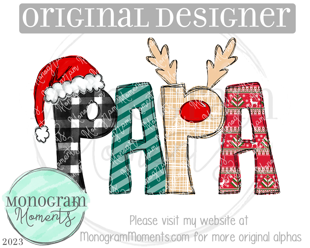 Papa-Christmas Mix – Monogram Moments