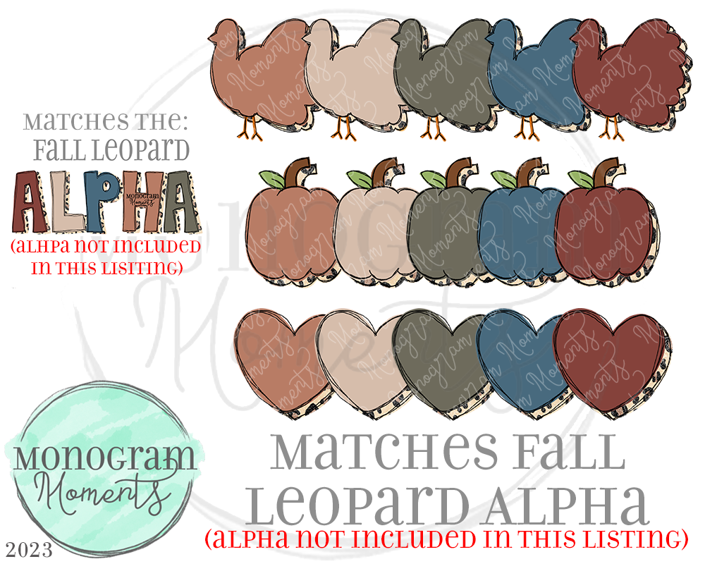 Fall Leopard Matching Accessories – Monogram Moments