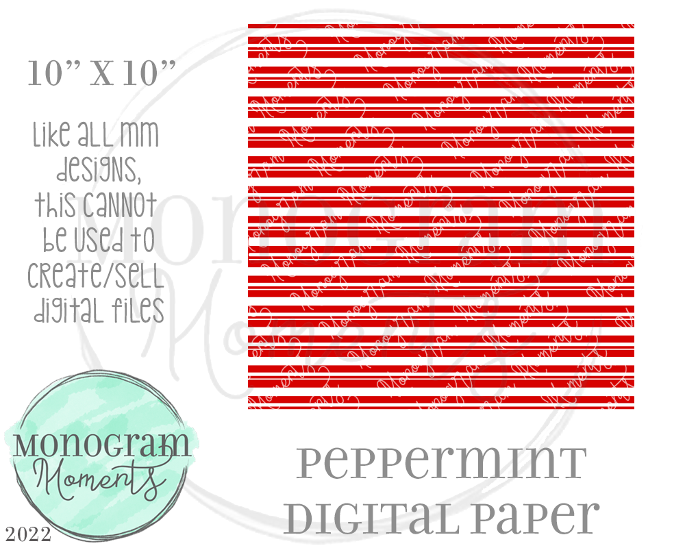 Peppermint DP – Monogram Moments