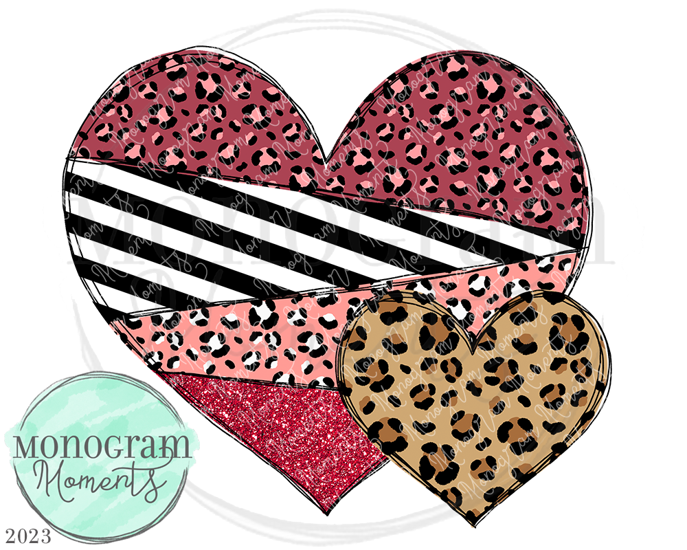 Leopard 2 Hearts – Monogram Moments