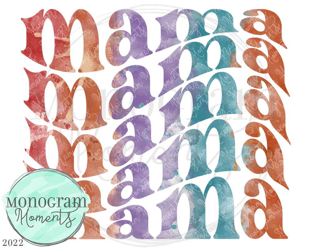 Fall Mama Retro – Monogram Moments