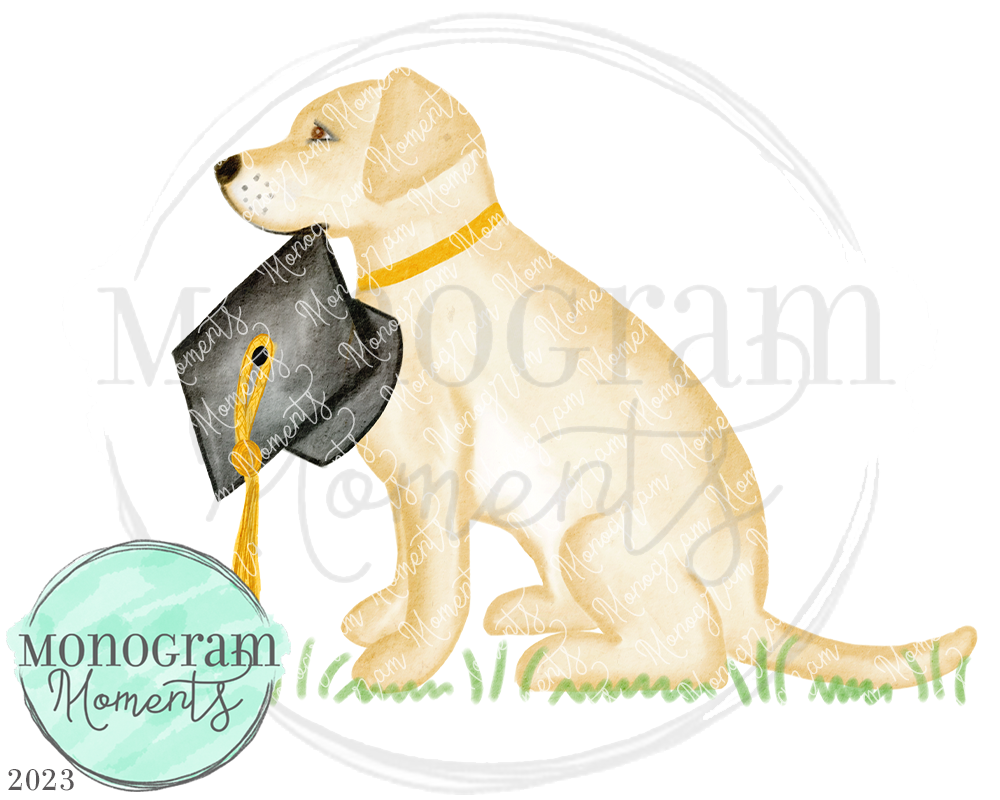 Graduation Puppy – Monogram Moments