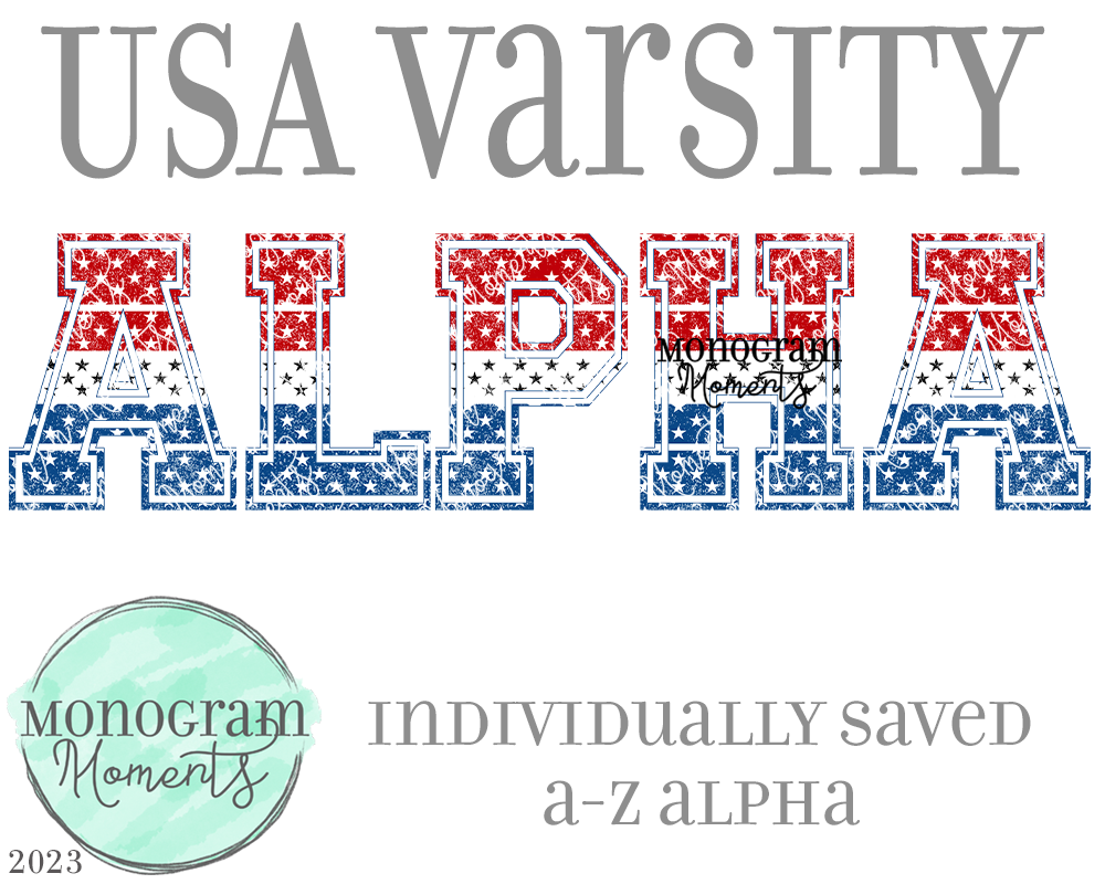 USA Varsity Alpha – Monogram Moments