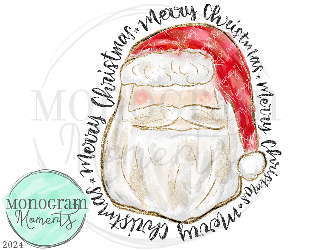 Painted Santa – Monogram Moments