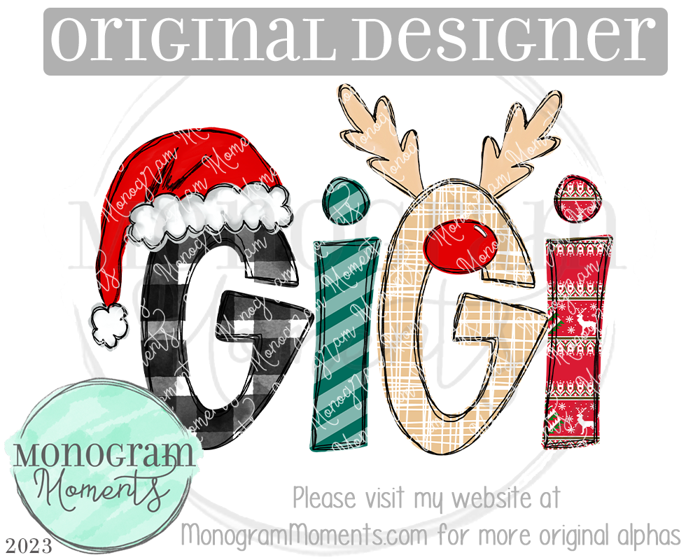 Gigi-Christmas Mix – Monogram Moments