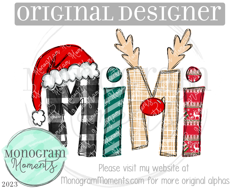 Mimi-Christmas Mix – Monogram Moments