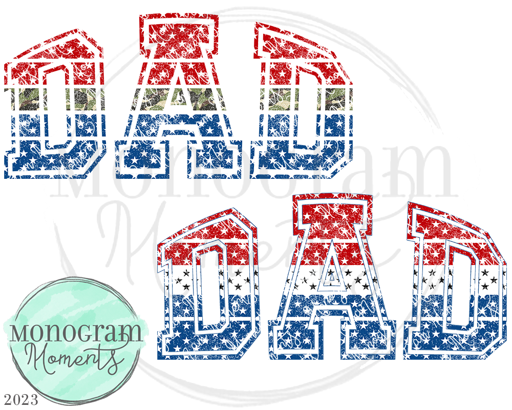USA Dad Bundle – Monogram Moments