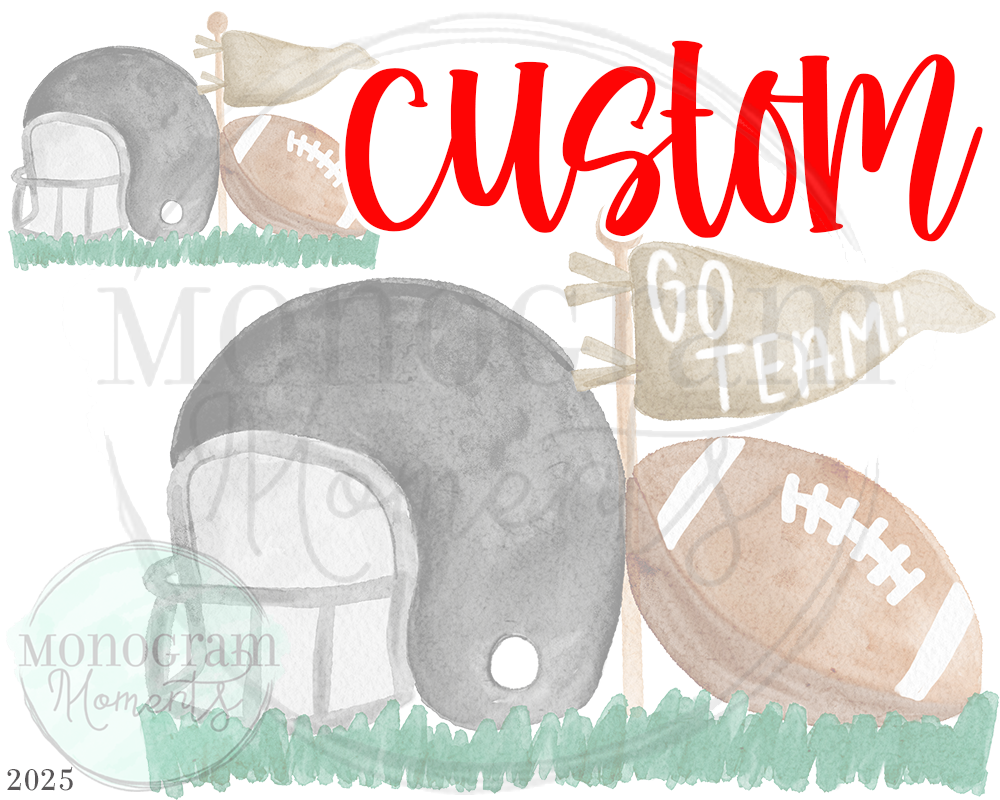 Custom Football Team – Monogram Moments