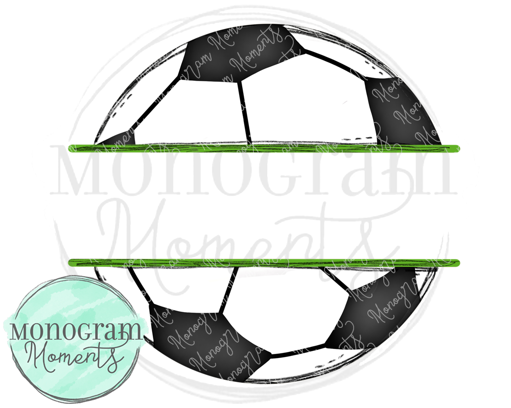Soccer Name Plate – Monogram Moments