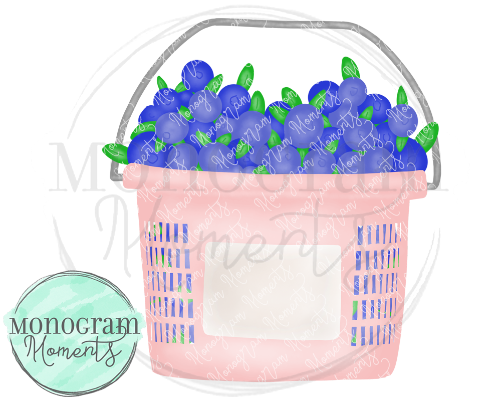 Girl's Blueberry Basket – Monogram Moments