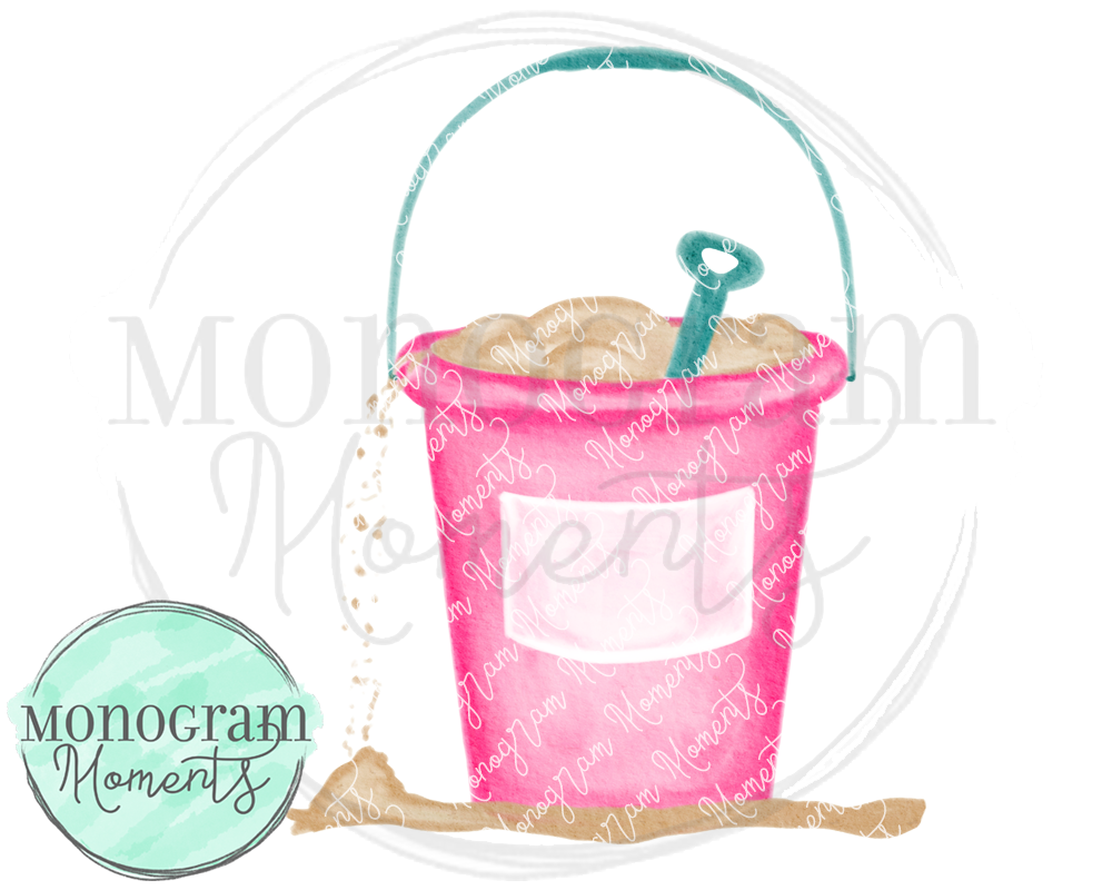 Pink Sand Bucket – Monogram Moments