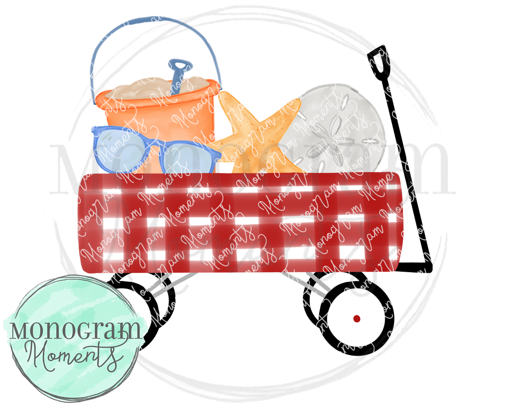 Boy's Seashell Wagon – Monogram Moments