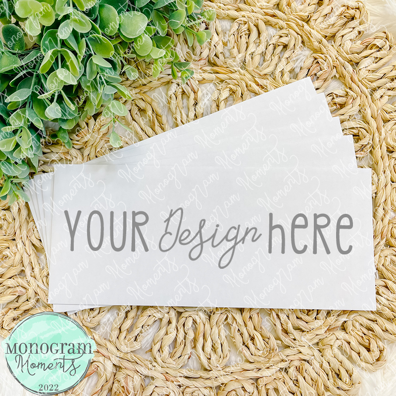 Single Envelope Mockup – Monogram Moments