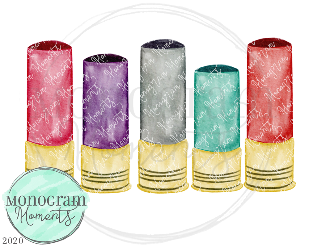 Girl's Shotgun Shells – Monogram Moments