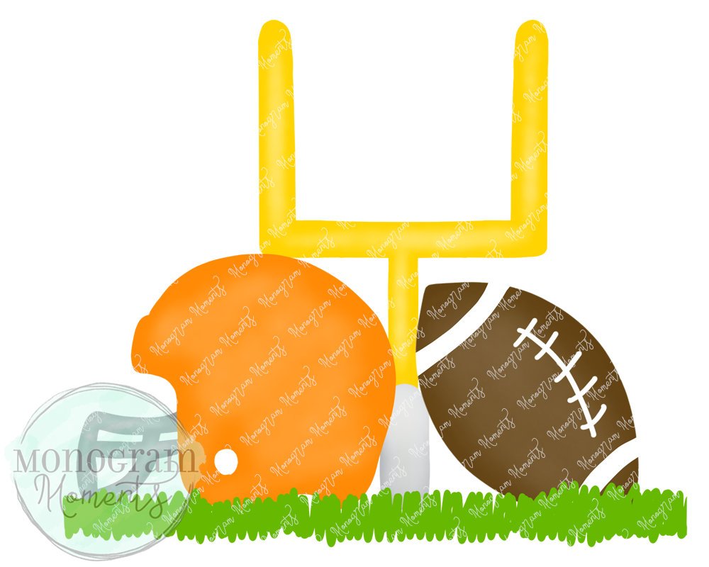 Orange Goal Post Setup – Monogram Moments